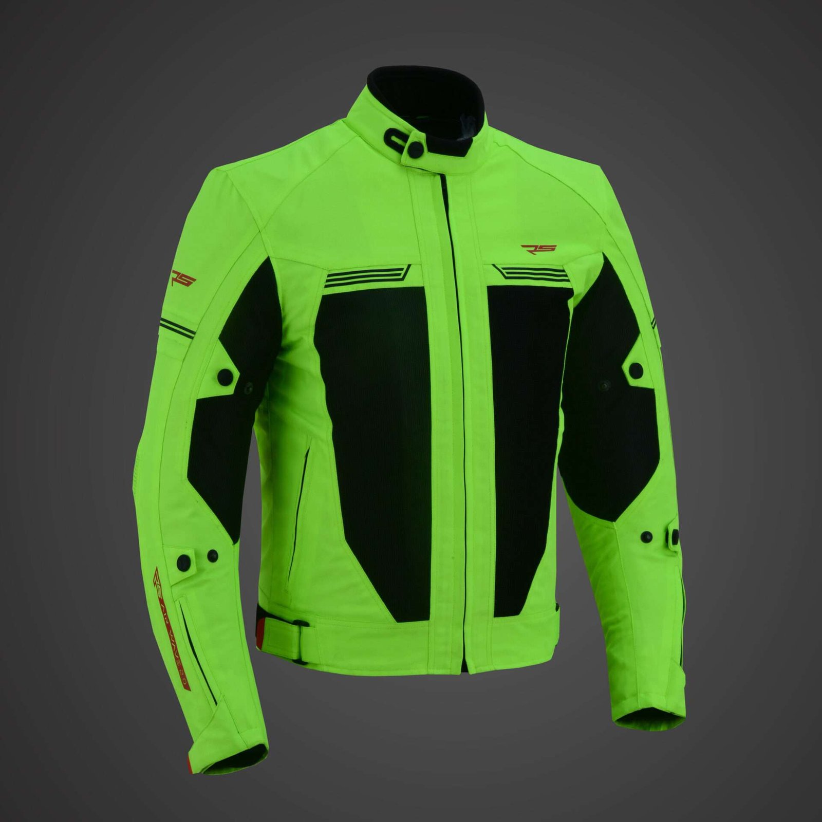 AIR WAVE 2.0 MOTORCYCLE TEXTILE SUMMER MESH JACKET FOR MEN - RS Motosports